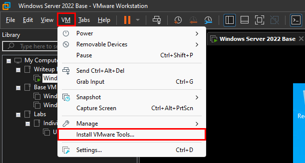 Creating A Windows Server Template In Vmware Workstation Pro