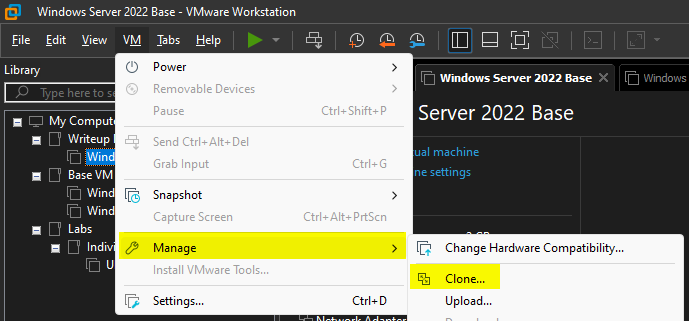 Creating A Windows Server Template In Vmware Workstation Pro