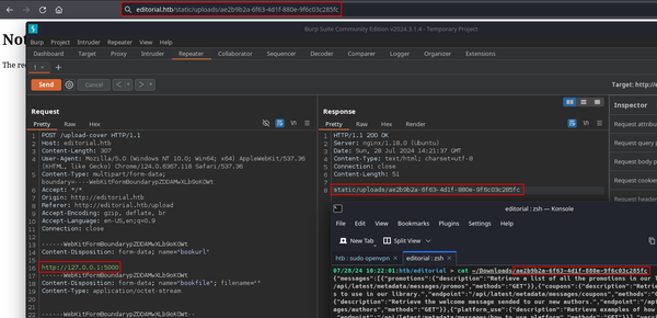 HackTheBox - Editorial Walkthrough